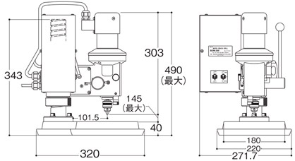 2mm以下の穴あけにリューター精密マイクロボール盤